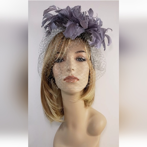 Amy Hamilton | Accessories | Luxury Fascinator Hat Veil Headpiece ...